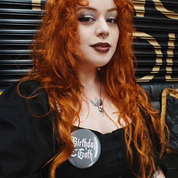 Happy Birthday Heavy Metal Banner, Metalhead Birthday Party Decor, Goth ...