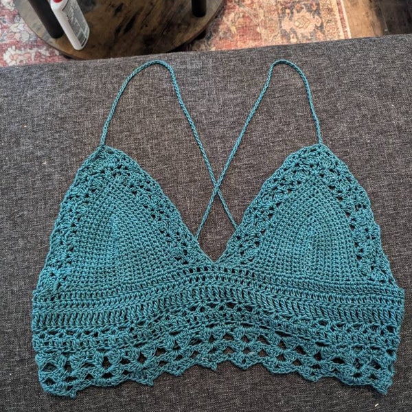 CROCHET PATTERN - Coachella Inspired Boho Crochet Halter Top by ...