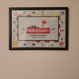Personalised Monopoly Themed Board Game Wedding Invitation or ...