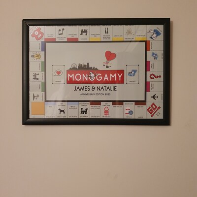 Personalised Monopoly Themed Board Game Wedding Invitation or ...
