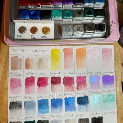 Custom Lettering With Background, Watercolor Background Calligraphy ...