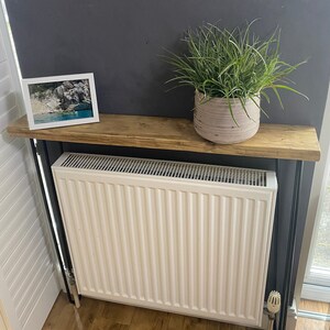 Rustic Radiator Cover With Hairpin Legs Radiator Shelf - Etsy UK