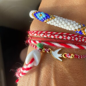 Small Cute Fish Bracelet Cord Bracelet With Fish Link and - Etsy