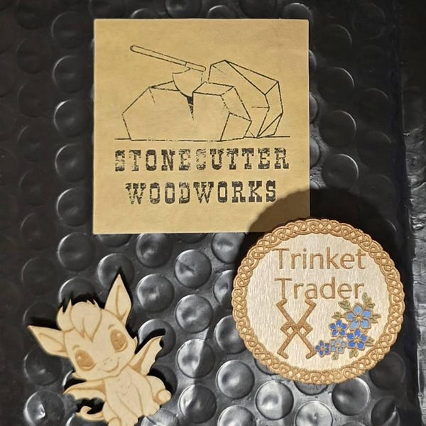 Trinket Trader Badge Pin (small) - Etsy