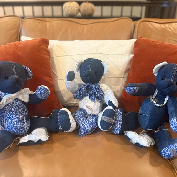 Handmade Memory Bear - Etsy