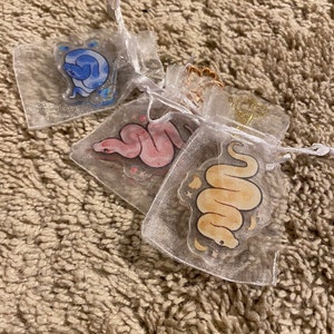 Fruit Salad Snake Charms / Cute Ball Pythons / 2in / Double - Etsy