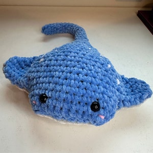 Crochet Stingray Digital Pdf English Amigurumi Pattern Big or Giant ...
