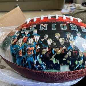Custom Made Football Football Team Gift Customized Senior - Etsy