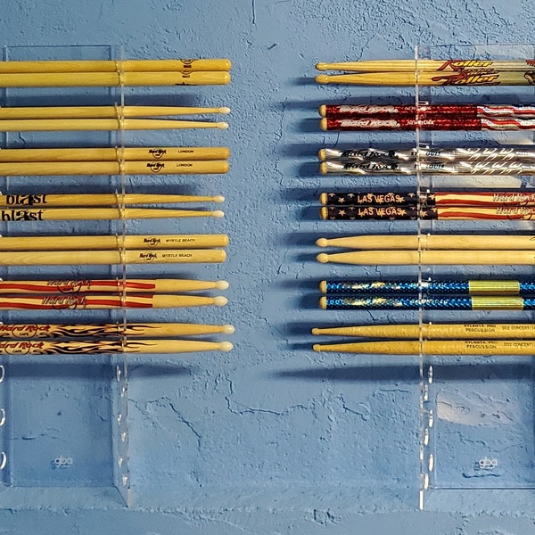 Drumstick Display | 10 Sets | Drum Stick Holder | Drumstick Rack ...
