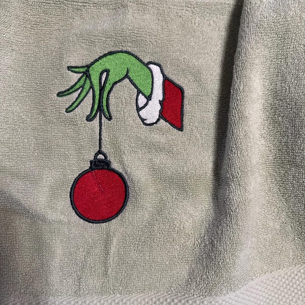 The Grinch Christmas Machine Embroidery Files 4x4 + 6x6 Hoop *INSTANT ...
