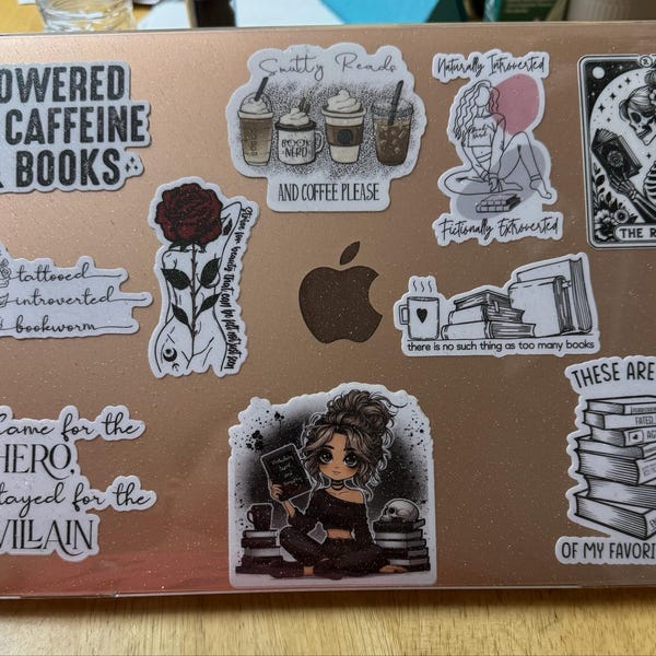 Polin Sticker Set , Penelope and Colin, Large Waterproof Bookish ...