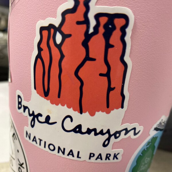 Bryce Canyon National Park VINYL STICKER, Stickers for Laptop, Laptop ...