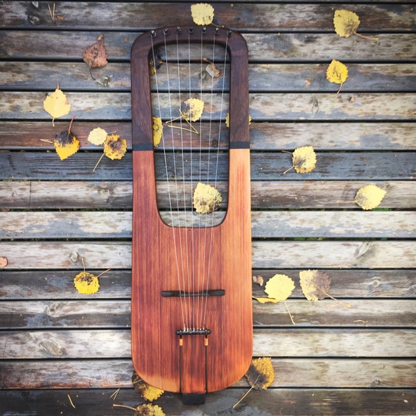 11 String Kantele in Cherry and Cedar Handmade by by Michael J King - Etsy