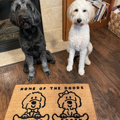 Custom Doodle Mat, Doodle Doormat, Goldendoodle Doormat, Labradoodle ...