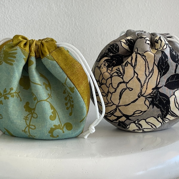 Pattern; PDF Tutorial of Drawstring Bag; Step-by-step Instruction and ...