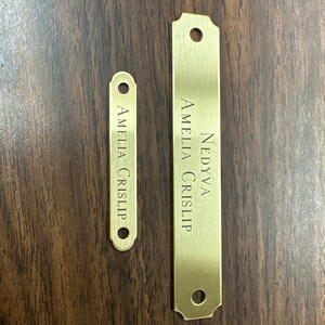 Solid Brass Saddle Plate Halter Plate Bridle Plate - Etsy