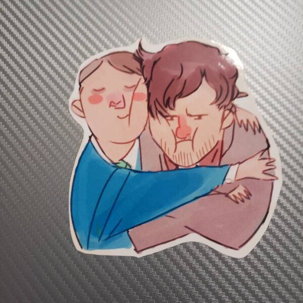 Hannibal Hug Sticker - Etsy
