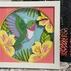 3D HUMMINGBIRD Svg - Shadow Box Svg - Layered Cardstock Svg - for ...