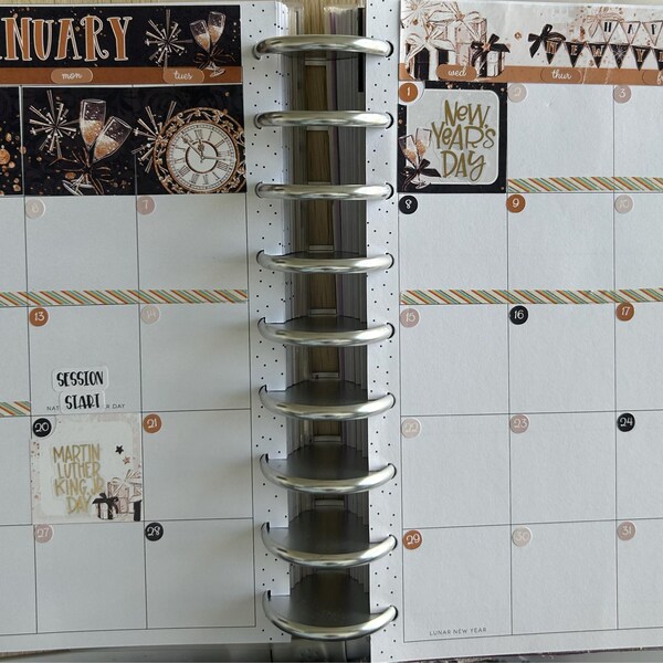 Large Icon Holiday Stickers Planner Calendar (S-115-4) - Etsy