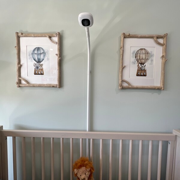 Hot Air Balloon Nursery Print, Travel Nursery Decor, Animal Balloon Art ...