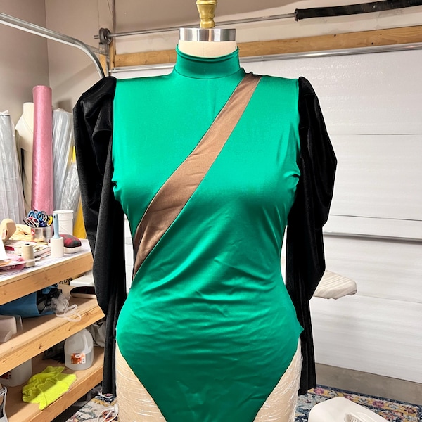 Long Sleeve Leotard Sewing Pattern (sizes XS - 4X) - PDF DOWNLOAD ...