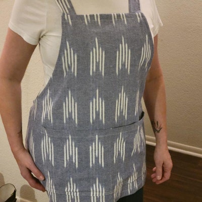 Pottery Apron With Pants/sewing Pattern/ Potter's Split Leg /cross Back ...