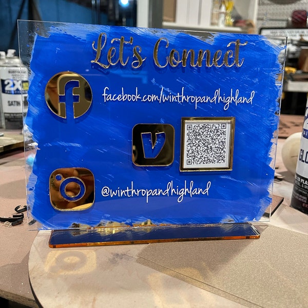 Digital Download , Social Media Sign Laser Cutting File , Lasercutting ...