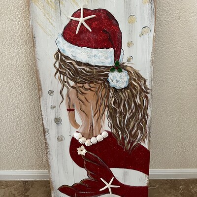 Mermaid Santa - Etsy
