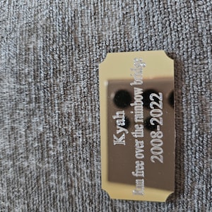 Achievement Trophy Customised Your Wording Personalised Wood Plaque ...