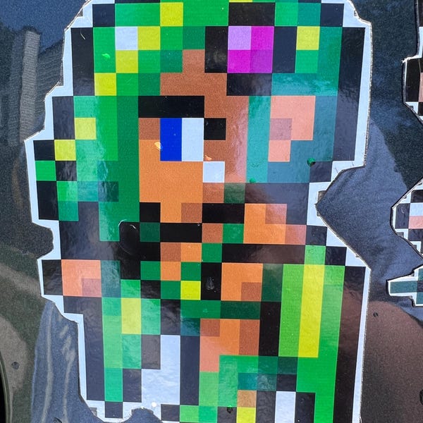 CECIL as Knight Sprite Mugshot From Final Fantasy IV 8 Bit Vinyl Decal ...