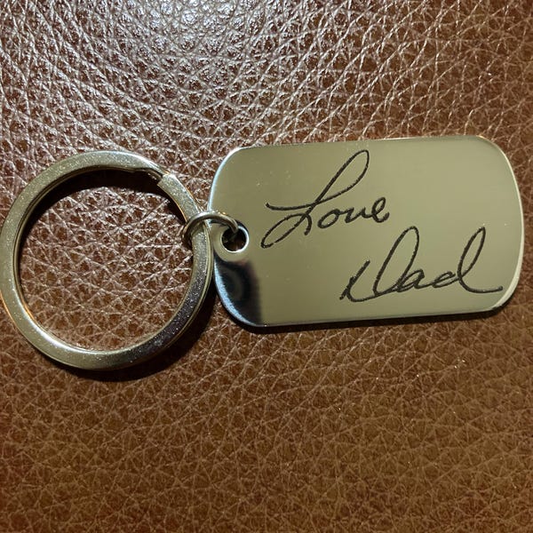 Custom Rectangle and Round Keychain • Personalized Key Chain • Custom ...