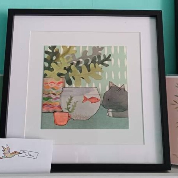 GIGGLE AND CHIPS A Friendly Funny Card .three Friends Having a Laugh ...