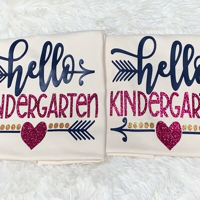 Hello Kindergarten Svg Eps Png Cutting Files for Silhouette Cameo ...