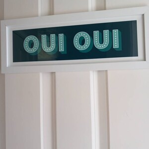 Oui Oui Print Oui Oui Poster Oui Oui Slogan Print Bathroom - Etsy