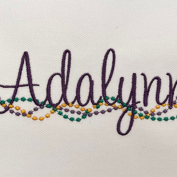 Elegant Script Machine Embroidery Fonts Designs ~ 12 Sizes Included ...