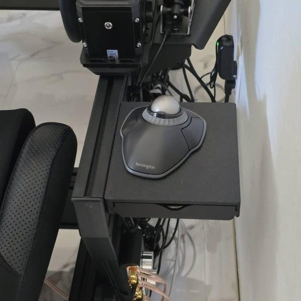 Mouse Pad With Storage for Sim Racing Rig | Flight Simulator - Etsy