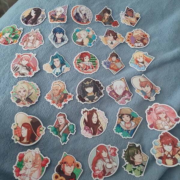 Fire Emblem Awakening Vinyl Stickers, First Gen Females, Fire Emblem ...