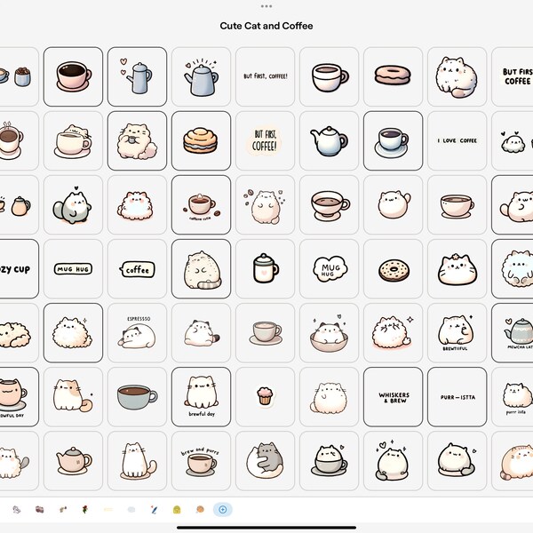 Digital Notebook Hyperlinked Kawaii Notebook With Cute Note Taking ...