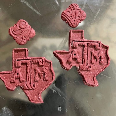 TEXAS LONGHORN, A&M Polymer Clay Cutter Texas Outline Longhorn Cutout ...