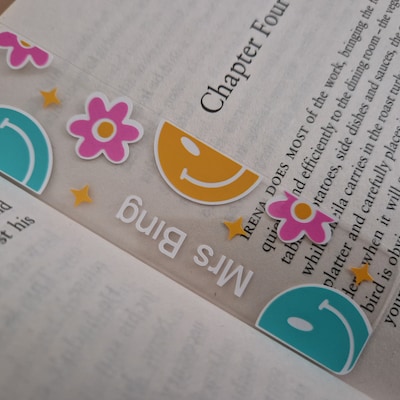 Bookmark Template SVG Bookmark SVG Groovy Smiley Face SVG Hippie Svg ...