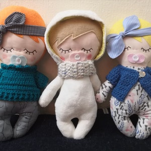 Swaddle Baby Rag Doll Pattern and Tutorial - Etsy