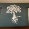Tree Vinyl Wall Decal Nature Roots Leaves Living Room Home Stickers ...