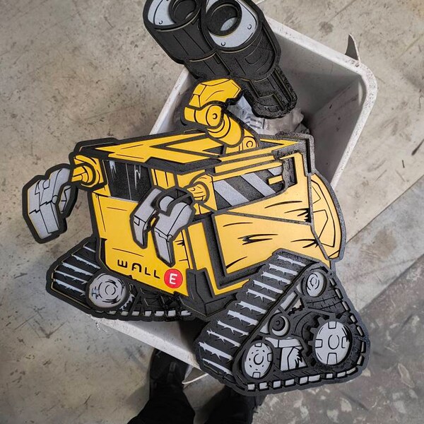 Wall-e Picture Multilayer for CNC Laser / Robot Table for Decoration ...