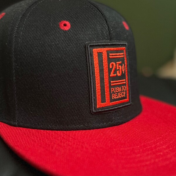 Arcade Coin Slot Patch | Push to Reject - Etsy