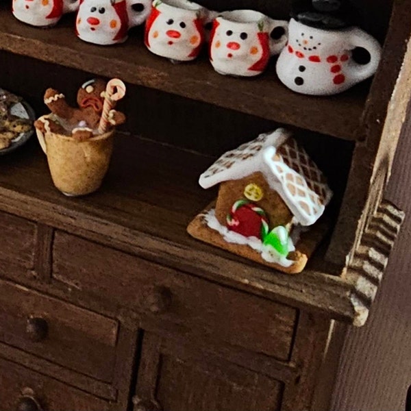 Miniature Wreath, Miniature Decor, Dollhouse Accessories, Dollhouse ...