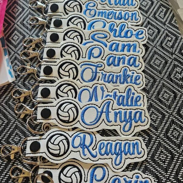 Custom Volleyball Keychain, Volleyball Team Gifts, Personalized ...