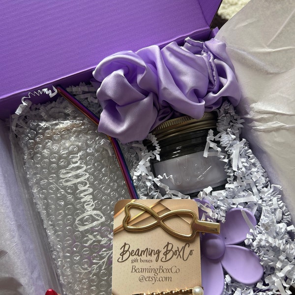 Purple Gift Box, Personalized Tumbler, for Everyone (OTHER COLORS ...