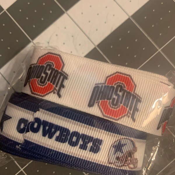 Kansas City Chiefs Inspired Grosgrain Ribbon And/or Coordinating 1 ...