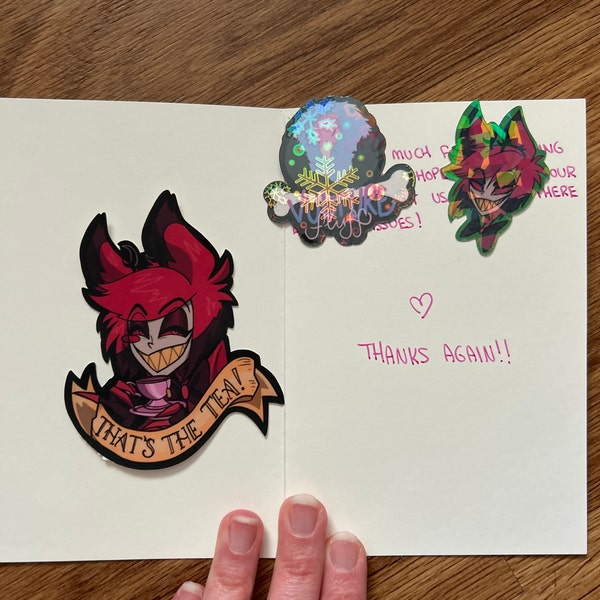 Thats the Tea hazbin Hotel Alastor Sticker - Etsy