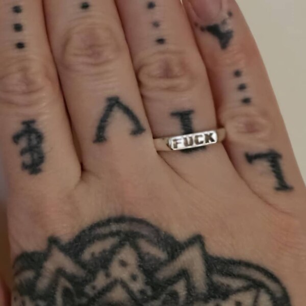 Mickey Mouse Ring Sterling Silver Ring Signet Ring Mickey Ring Engraved ...